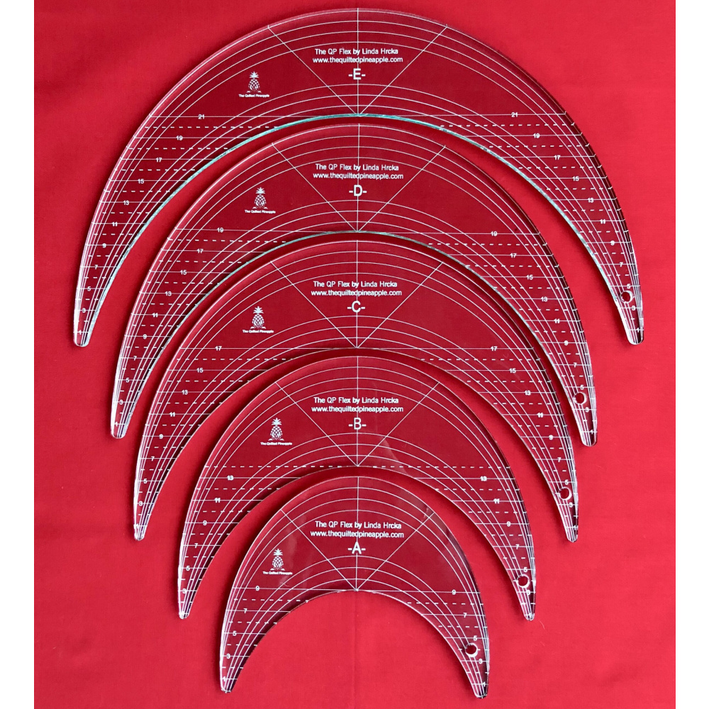 Original 6 QP 1/4” Curve Templates by Linda Hrcka SET SPECIAL – The ...